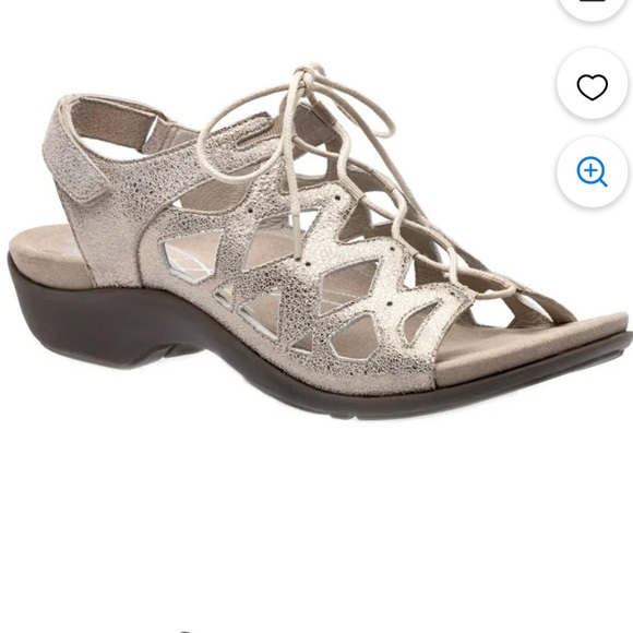 Abeo | Shoes | Abeo Biosystem Gold Metallic Leather Sandals Size 9 ...